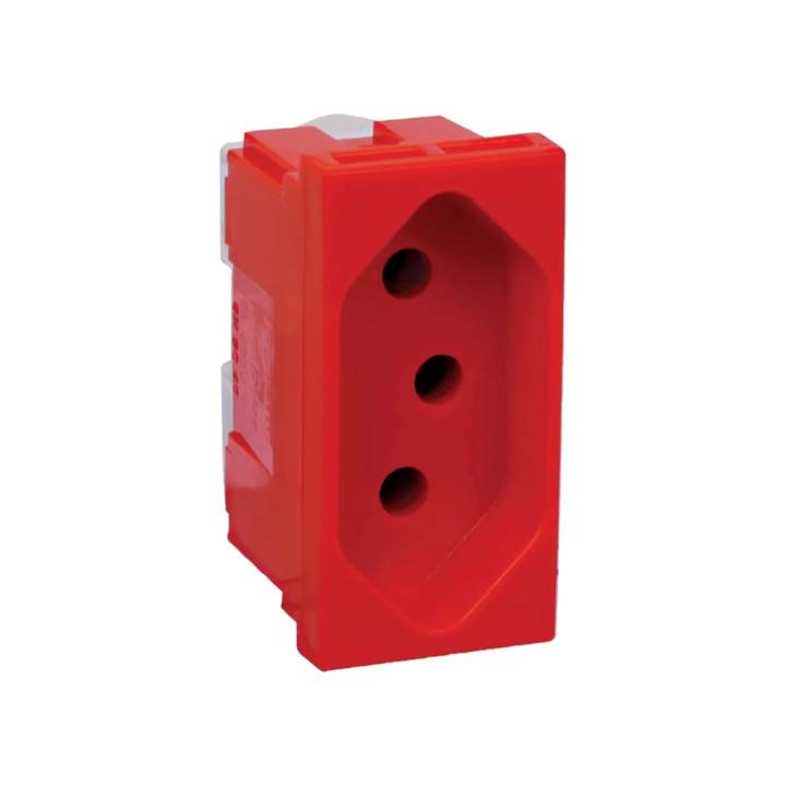 MODULO TOMADA 3 PINOS 20A VERMELHO PIAL PLUS LEGRAND | Maxxirede